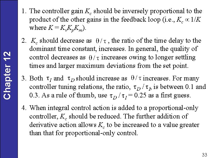 Chapter 12 Controller Tuning A Motivational Example Fig