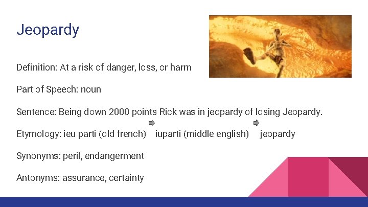 Vocab Unit 2 Group 3 Grimace Definition an