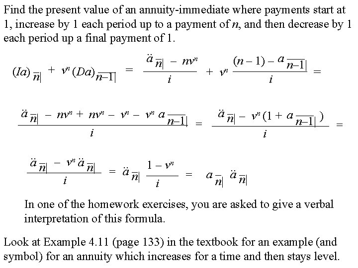 Sections 4 5 4 6 An annuity where