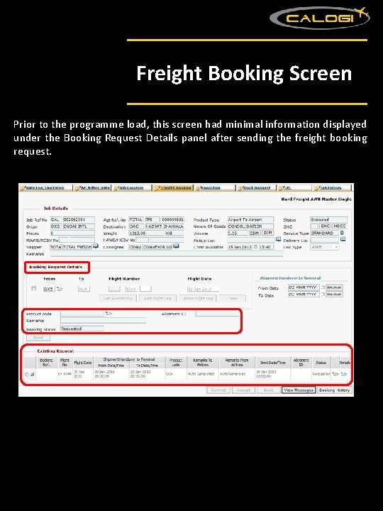 Whats New Calogi Product Change Forwarder Screen Changes