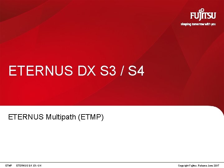ETERNUS DX S 3 S 4 ETERNUS Multipath