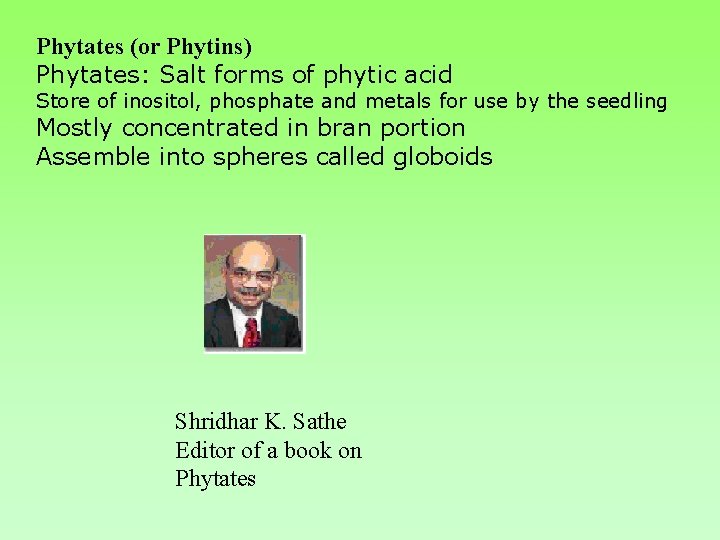 Disease Informatics Phytates driving from the backend to