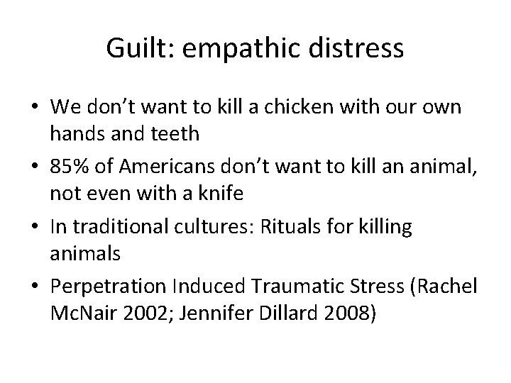The psychology of eating meat guilt and social