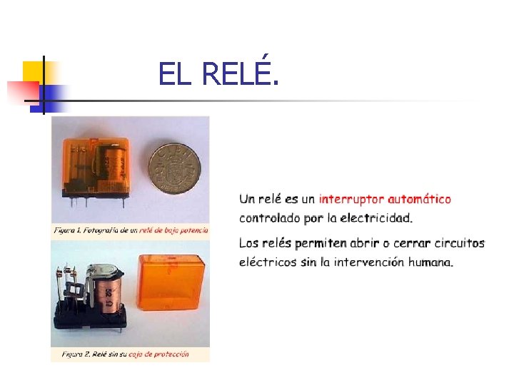 EL REL Para qu sirven PARTES DE UN