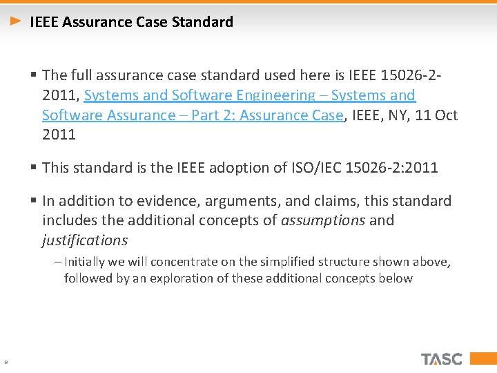 Assurance Cases in Planning and Execution of NASA