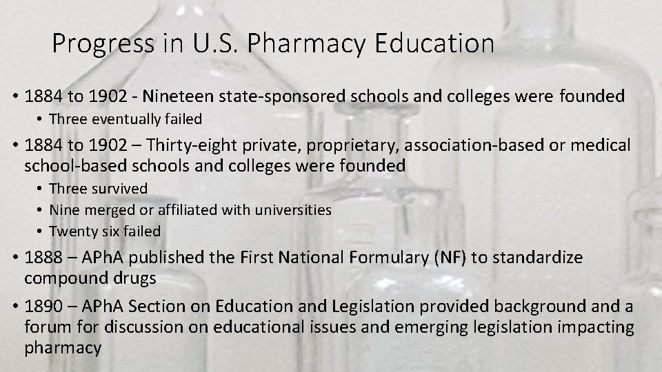Teaching History of Pharmacy According to the AIHP