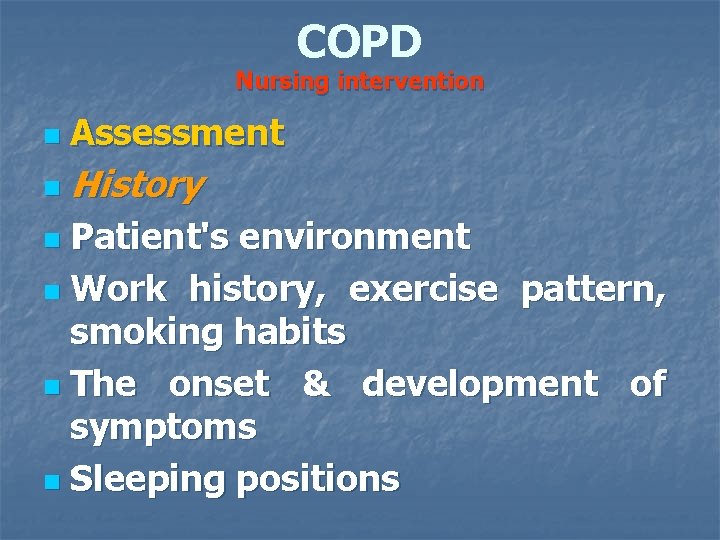 Chronic obstructive pulmonary disease COPD Dr Walaa Nasr