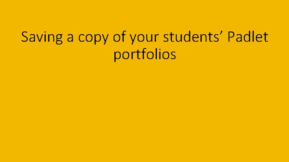 Example of Padlet Use for the Junior Cycle