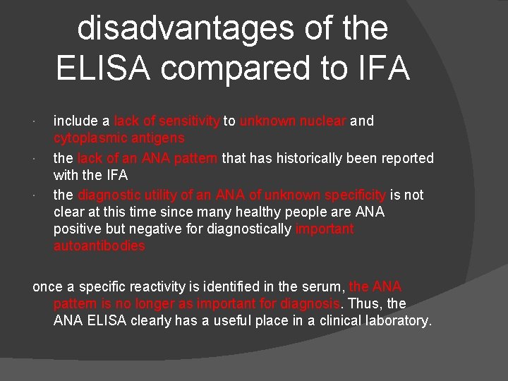 ANTIBODY PROFILE IN SYSTEMIC LUPUS ERYTHEMATOSUS Dr hani