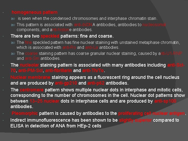 ANTIBODY PROFILE IN SYSTEMIC LUPUS ERYTHEMATOSUS Dr hani