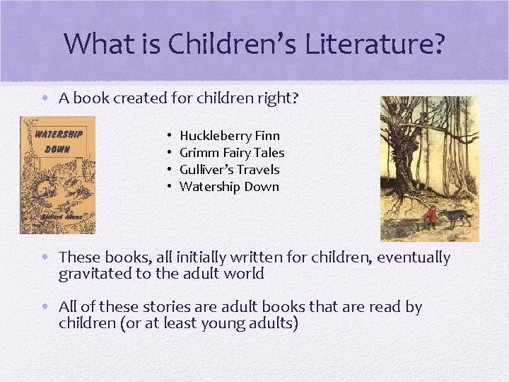 Childrens Literature A little nonsense now and then
