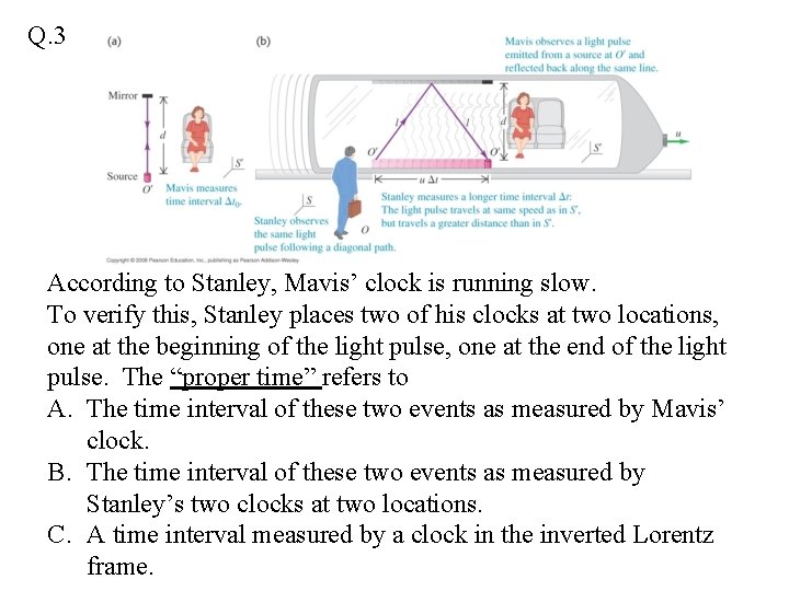Quiz09 Relativity simultaneity time dilation length contraction Physics
