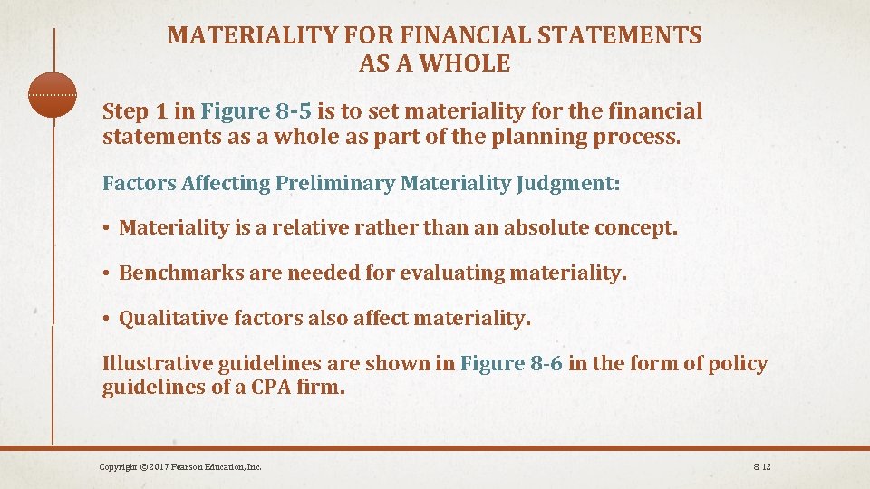 PLANNING AICPA auditing standards state Three main reasons