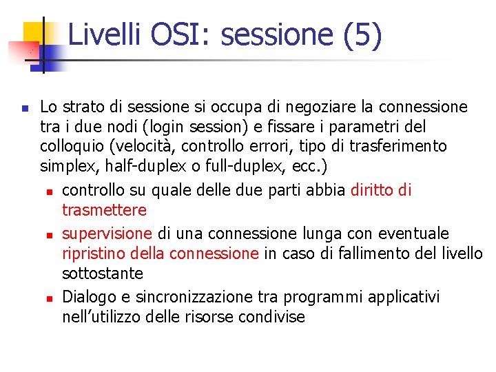 Sistemi e Tecnologie della Comunicazione Lezione 2 architettura