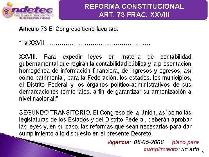 PROCESO DE ARMONIZACIN CONTABLE AVANCES Y DESAFIOS Secretara
