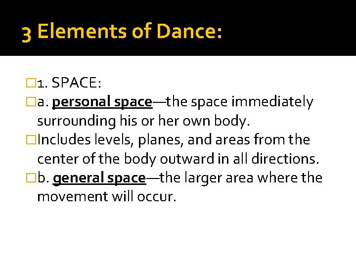Space Time Force More Elements of Dance Two