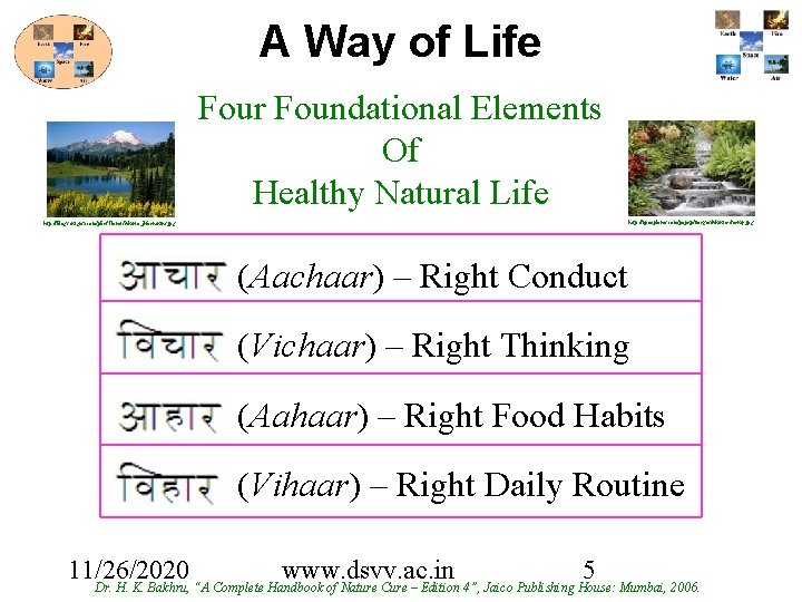Naturopathy I Basic Concepts and Principles 11262020 www
