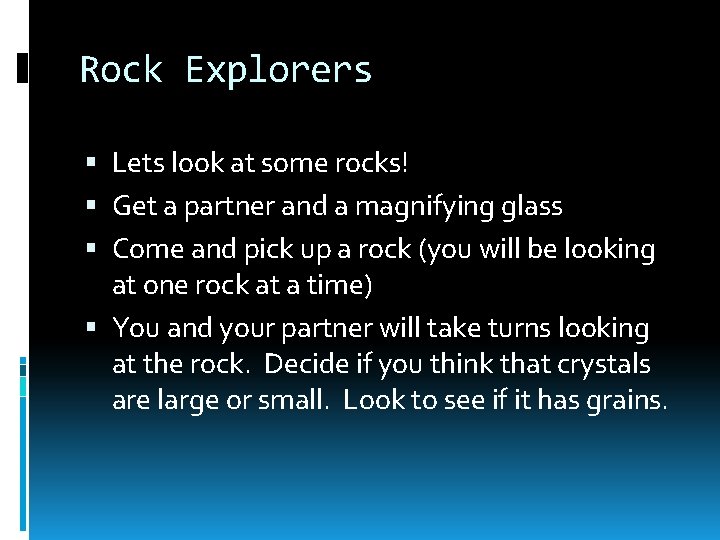 Lets Rock THE ROCK CYCLE 3 Types of