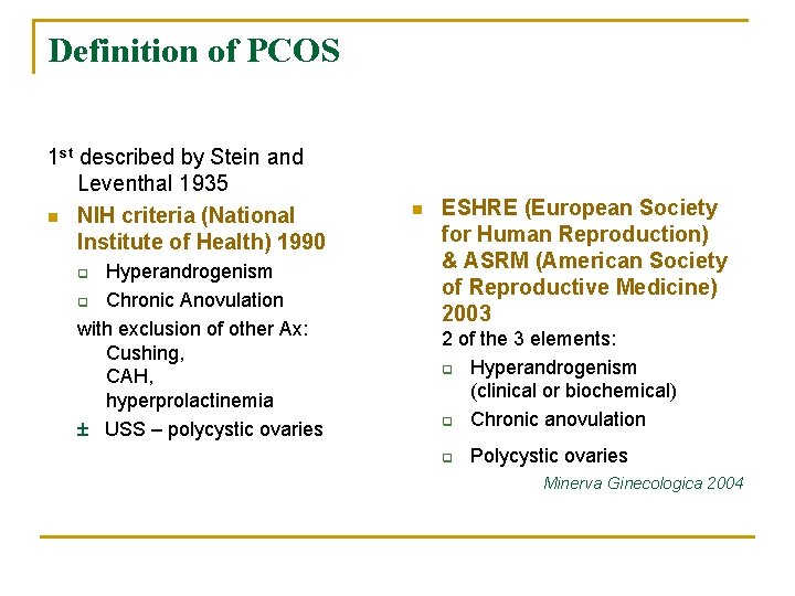 Polycystic Ovary Syndrome in Adolescence Lee Ching Yin