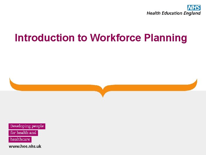 Introduction to Workforce Planning What is Workforce Planning