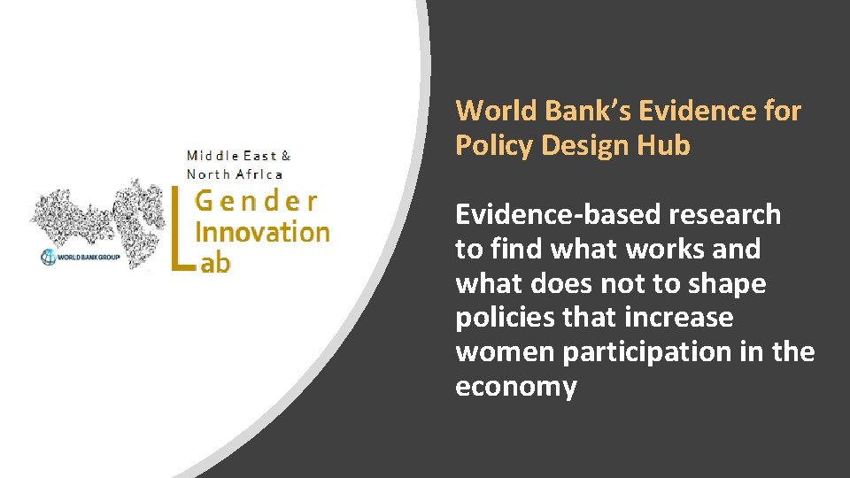 Middle East and North Africa Gender Innovation Lab