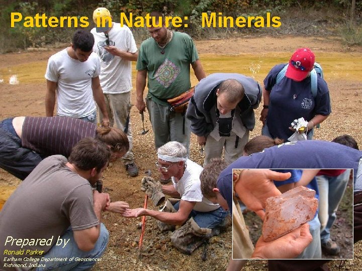 Chapter 5 Patterns in Nature Minerals LECTURE OUTLINE