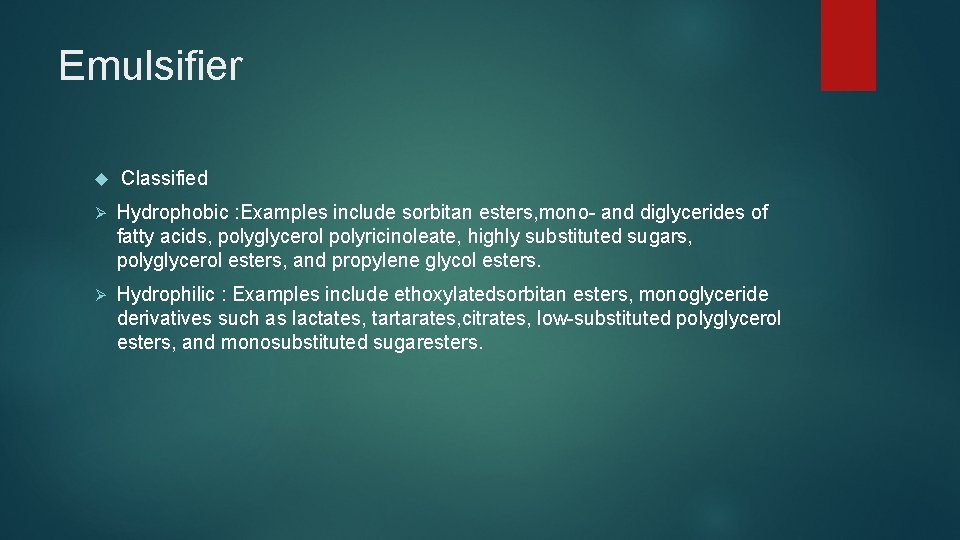 Emulsifier B K Singh Dairy Technology Emulsion is