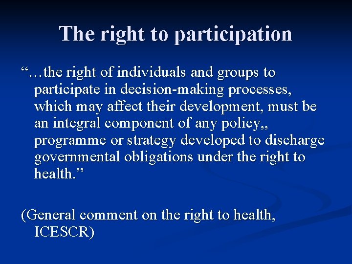 Patient and Community involvement in TB control Approaches
