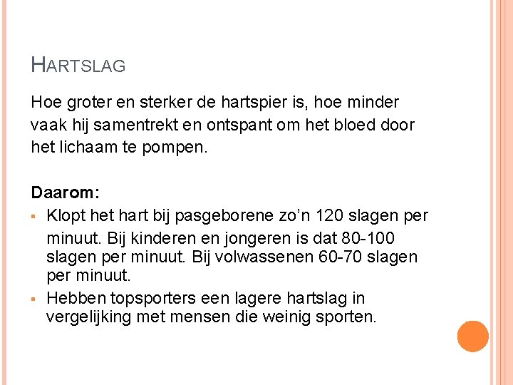 HET METEN VAN DE VITALE FUNCTIES DOELEN LES