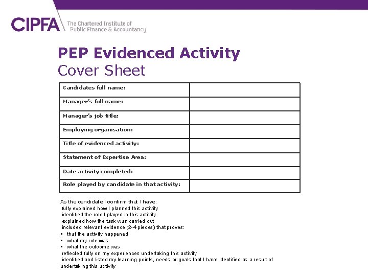 Introduction to PEP Professional Experience Portfolio Tana Forrest