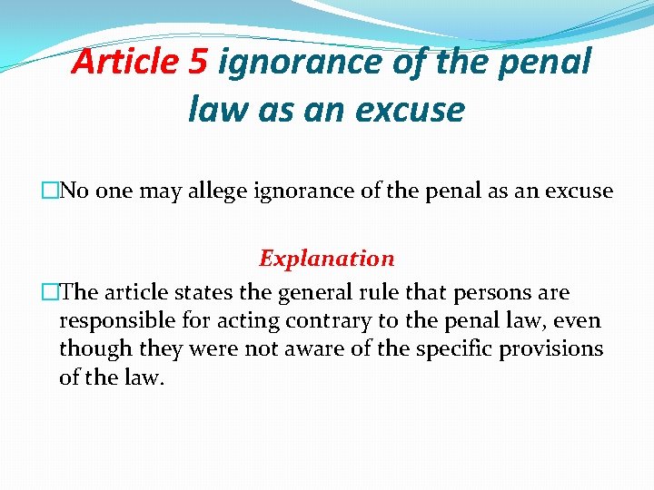 THE PENAL CODE OF THE SOMALI DEMOCRATIC REPUBLIC