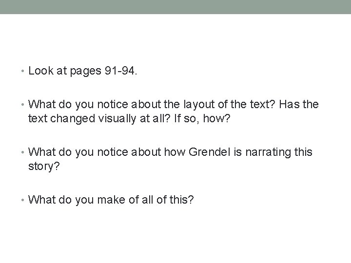 An Introduction to John Gardners Grendel Some Background