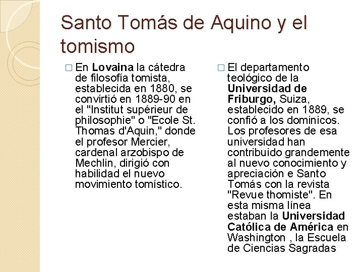 El tomismo en el pensamiento filosfico de Mauricio