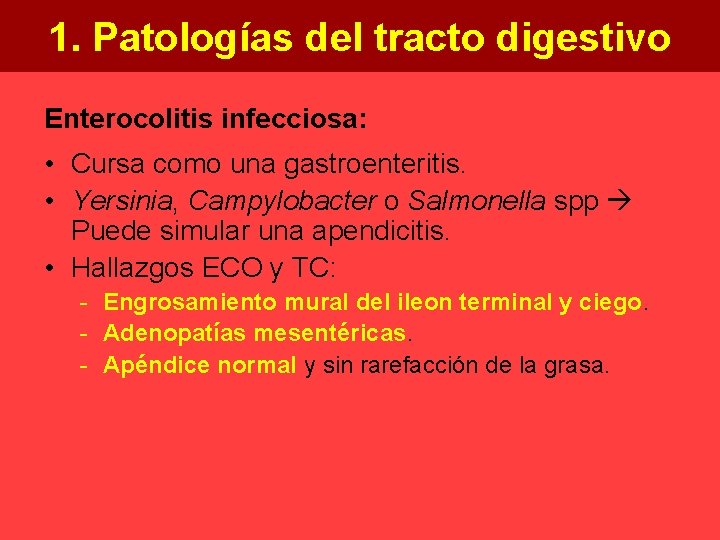 Dx diferencial de dolor en FID Cuadros NOQUIRRGICOS