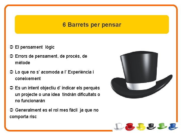 6 BARRETS PER PENSAR Perfil del Dr Edward