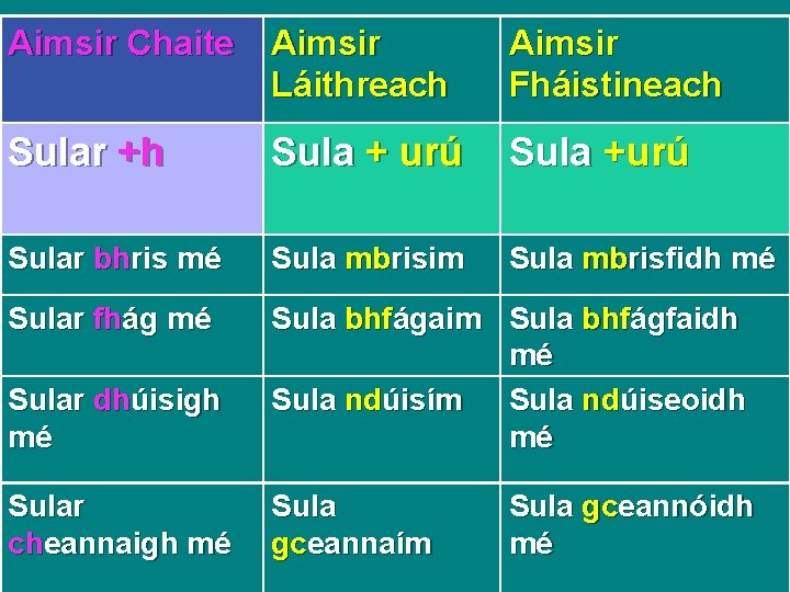 Sleamhnin Ghramada M N Bheaglaoich An Briathar Saor