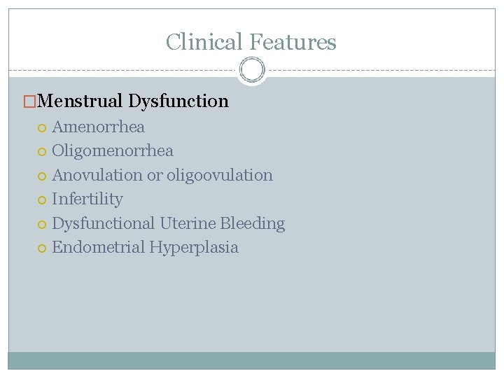 Polycystic Ovary Syndrome in Adolescent Girls Dalinda A