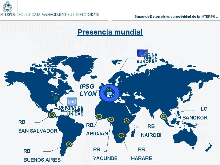 Bases de Datos e Interconectividad de la INTERPOL