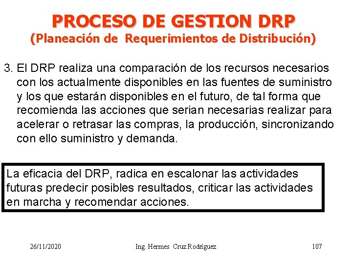 ESPECIALIZACION EN LOGISTICA DE PRODUCCION Y DISTRIBUCION ESTRATEGIAS