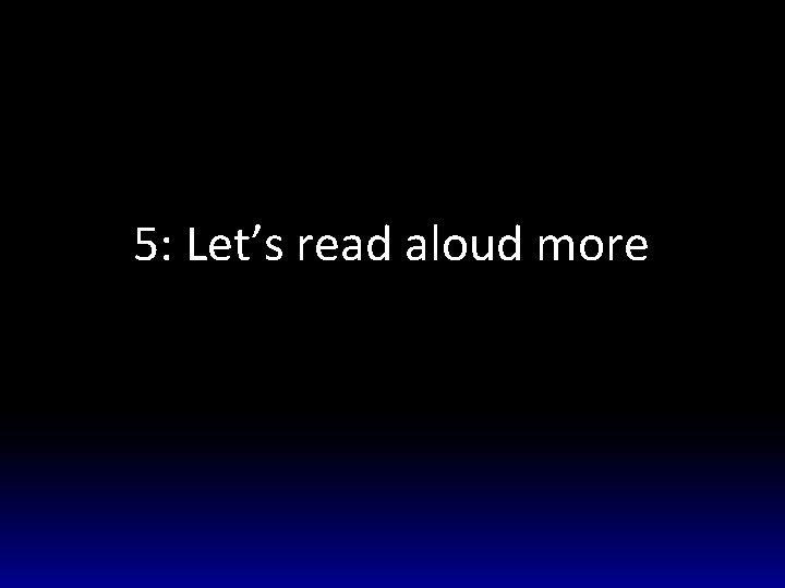 Lets Teach Reading and place the library at