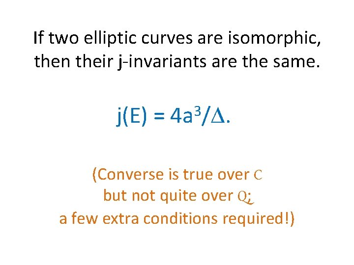 An Introduction to Elliptic Curves ATM Conference Telford