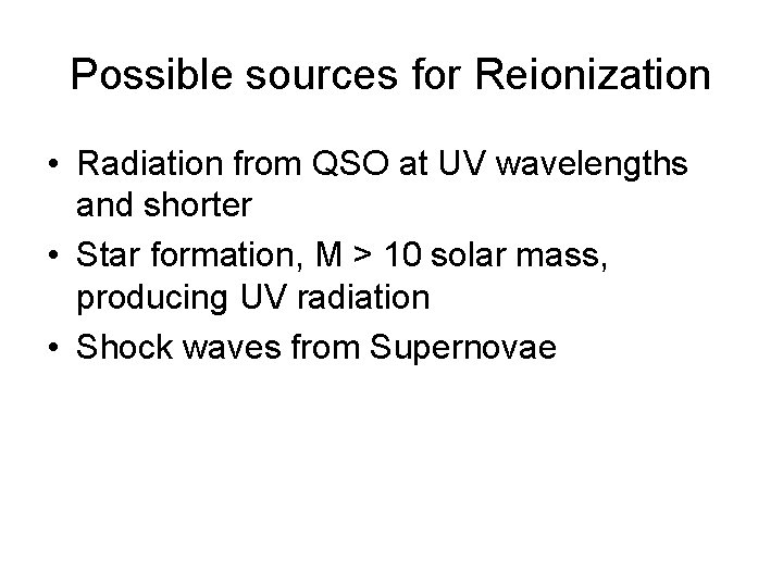 Epoch of Reionization History of Hydrogen z 1000