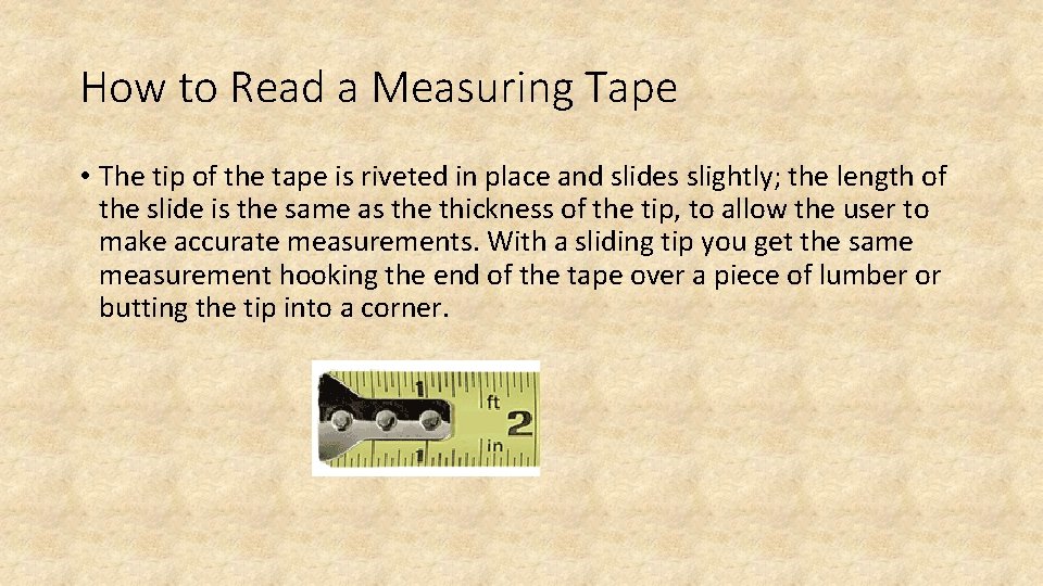 How to Read a Measuring Tape Coach Ketcham