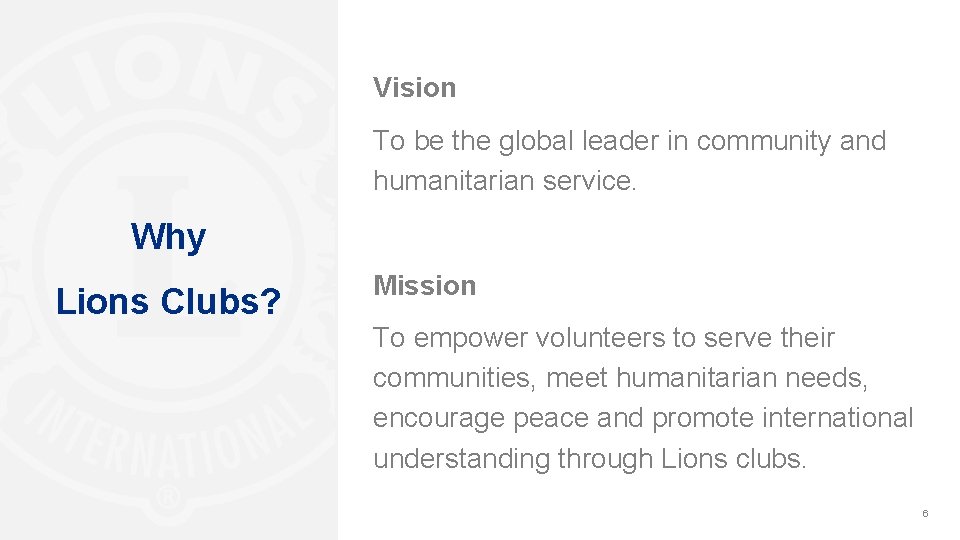 North America Membership Initiative Build a Vision Agenda