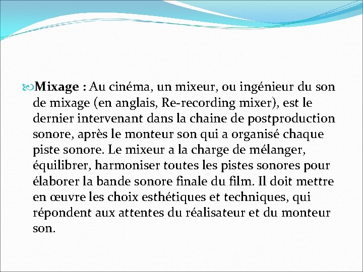 Les 5 phases de la production de film