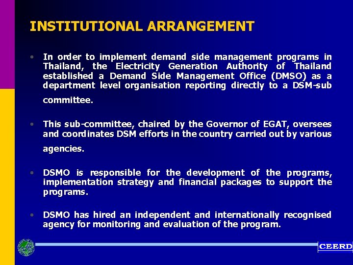 Demand Side Management Program in Thailand A Model