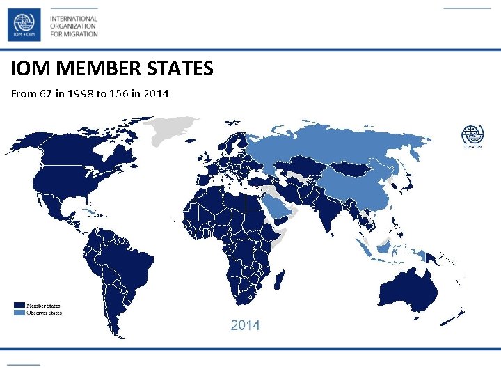 IOM AT A GLANCE Corporate Briefer IOM AT