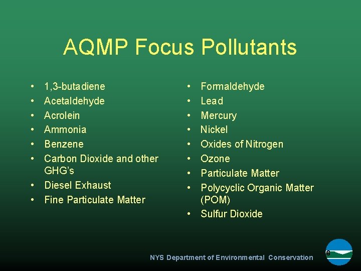 An Air Quality Management Plan For New York