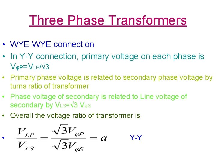 ENERGY CONVERSION ONE Course 25741 Chapter Two TRANSFORMERS