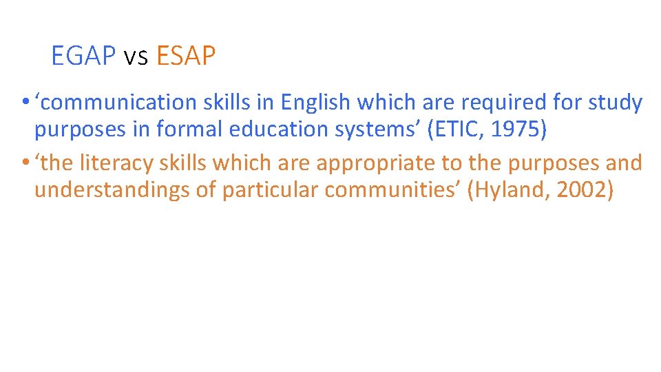 THE VALUE OF EAP Going beyond passives and